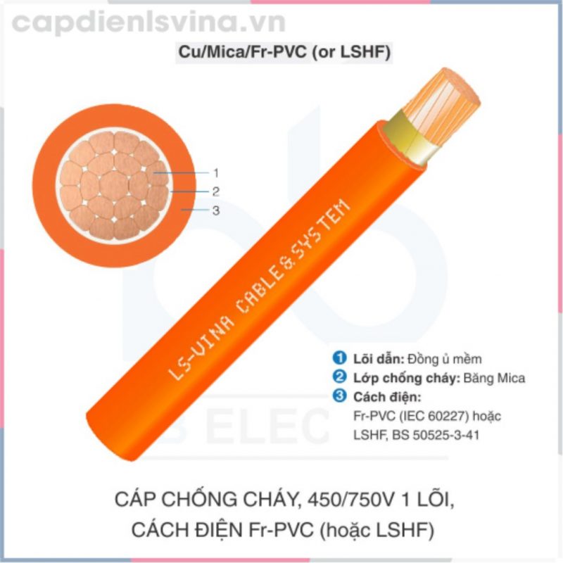Cáp chống cháy LS-VINA - Đại lý cáp điện Ls - Vina